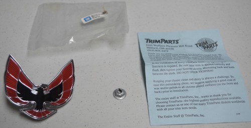 1974-76 FIREBIRD / TRANS AM NOSE / HEADER PANEL EMBLEM | eBay