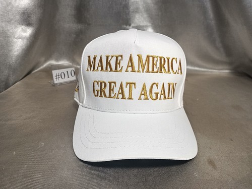 Never Worn Official MAGA Hat by Cali Fame. White/Gold Trump 2024 #010 ...