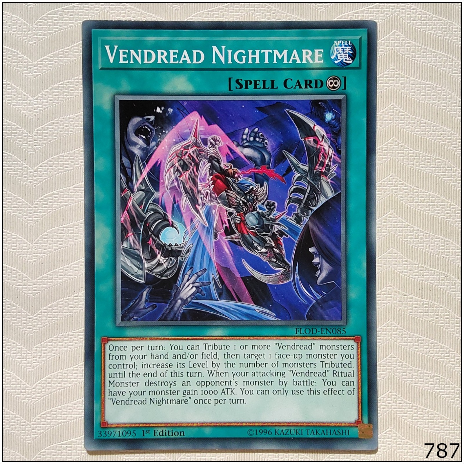 Vendread Nightmare - FLOD-EN085 - Common 1st Edition Yugioh | eBay
