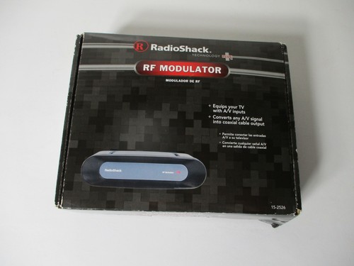 Radio Shack RF Modulator DE RF Converter Box New In Original Packaging ...