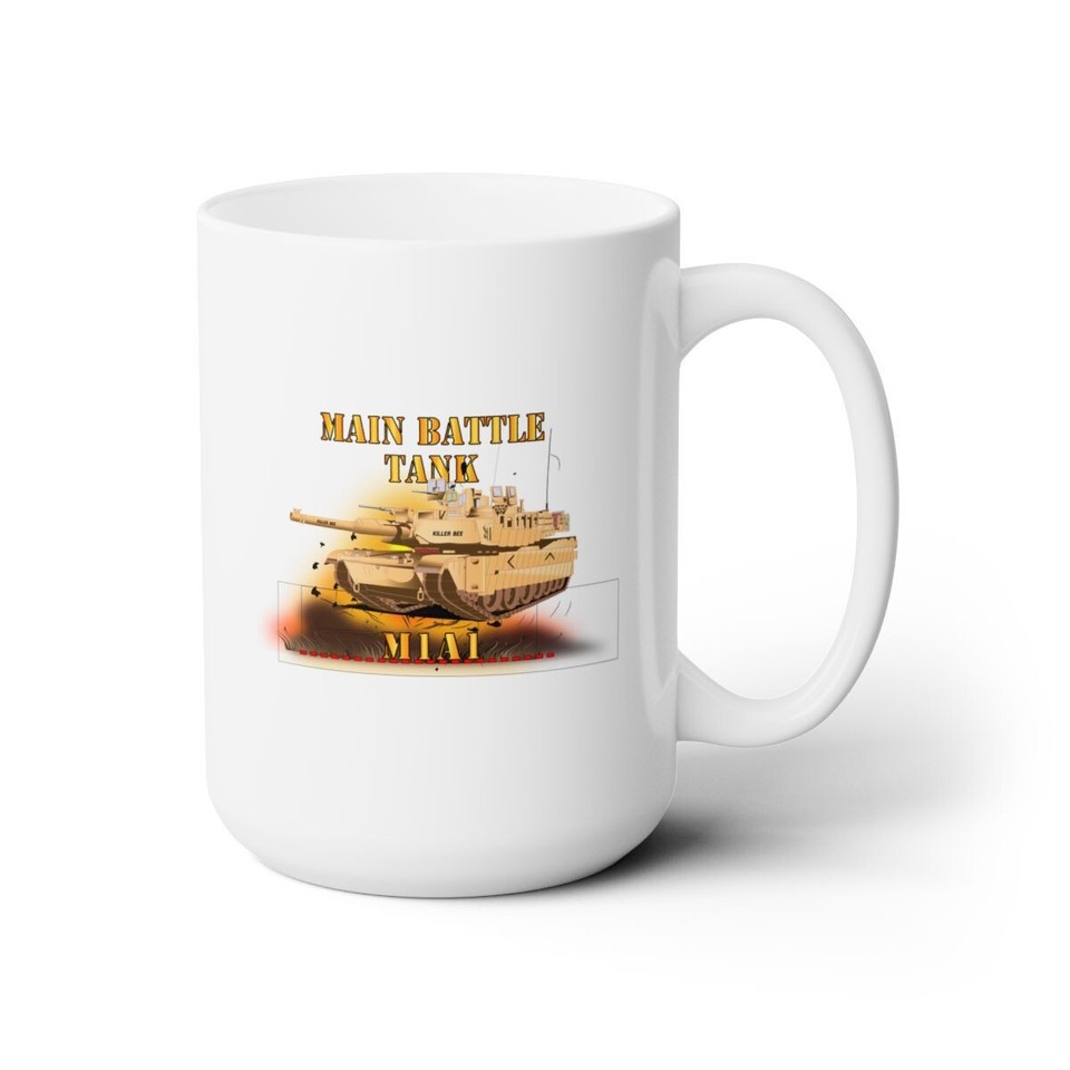 White Ceramic Mug - Army - Main Battle Tank - M1A1 X 300 | eBay