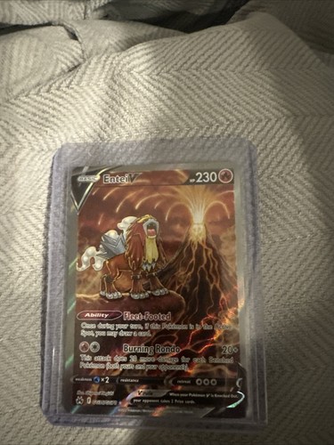 Pokémon TCG Entei V Crown Zenith: Galarian Gallery GG36/GG70 Holo Ultra ...