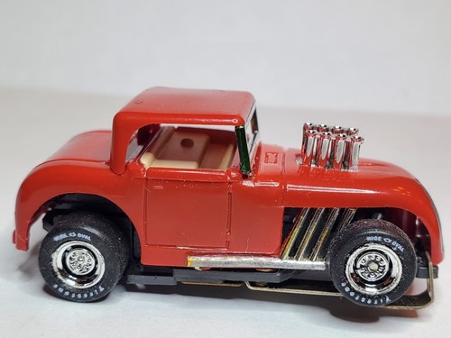 HOT ROD CUSTOM VINTAGE AURORA TJET HO SLOT CAR SLIM LINE CHASSIS. SUPER ...