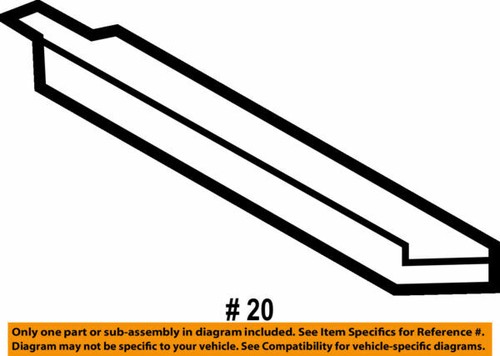 52111-42020 Toyota Bar, front bumper 5211142020, New Genuine OEM Part ...
