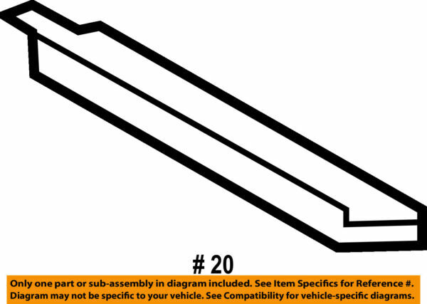 52111-42020 Toyota Bar, front bumper 5211142020, New Genuine OEM Part ...