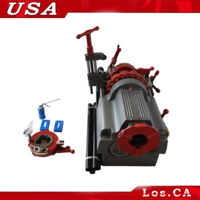 Electric Pipe Threader Machine (1/2"-2"), 750W/110V Threading Cutter | eBay