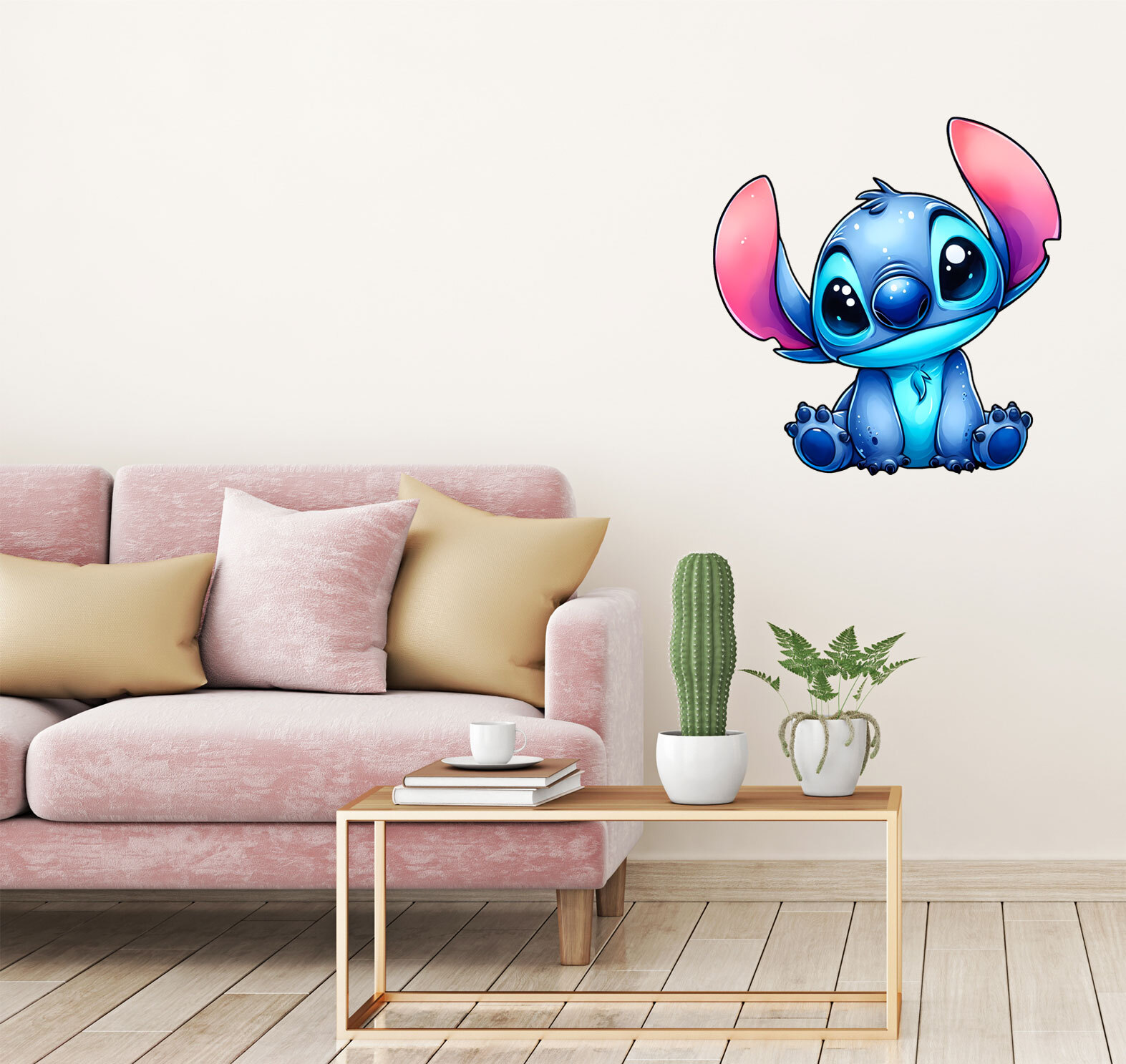 Summer Stitch Wall Art Bedroom Nursery Car Decor Colourful Vinyl ...