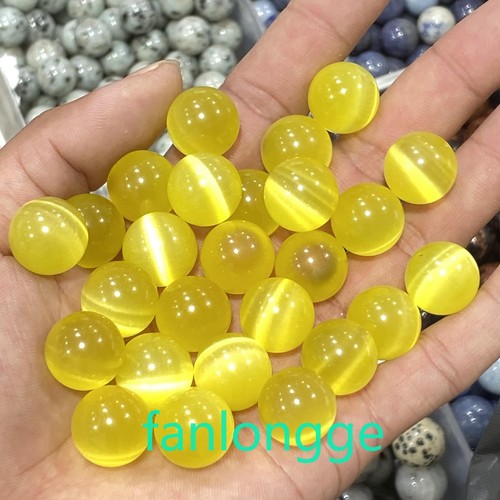 20pcs Wholesale Cat Eyes Ball Quartz Crystal Sphere Healing 15mm+ | eBay