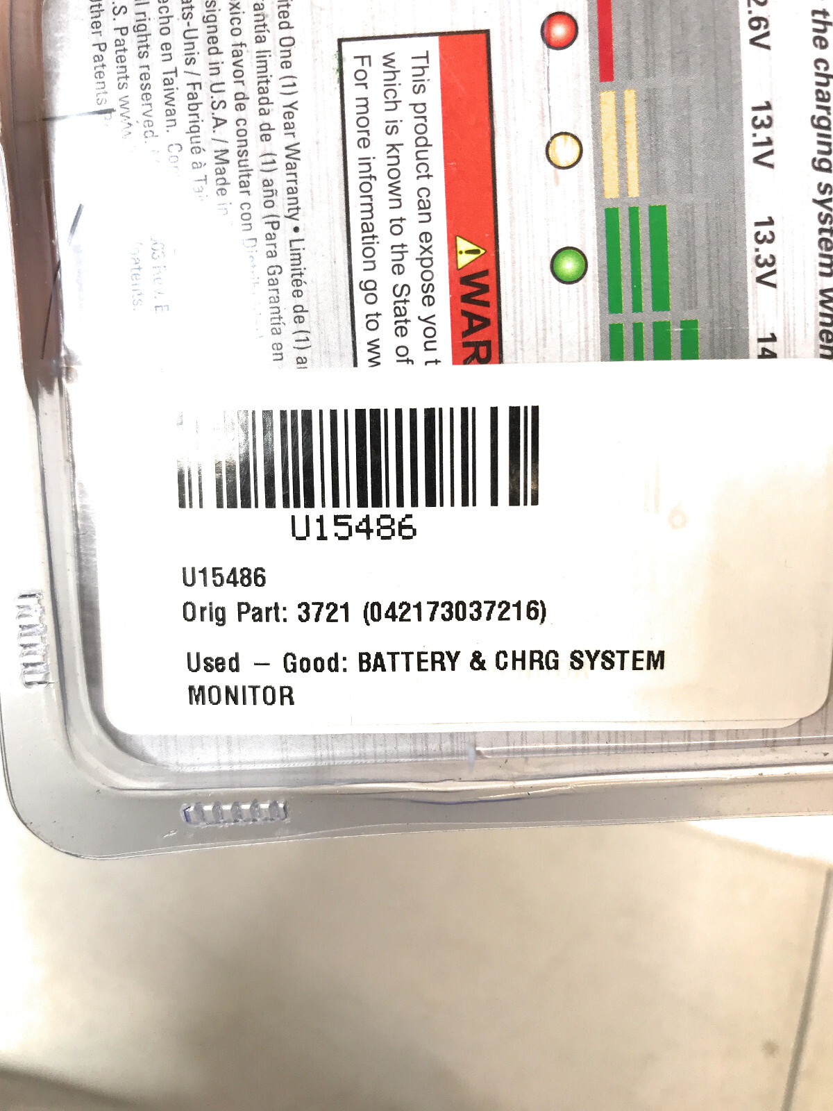 Equus Innova 3721 Battery and Charging System Monitor for sale online ...