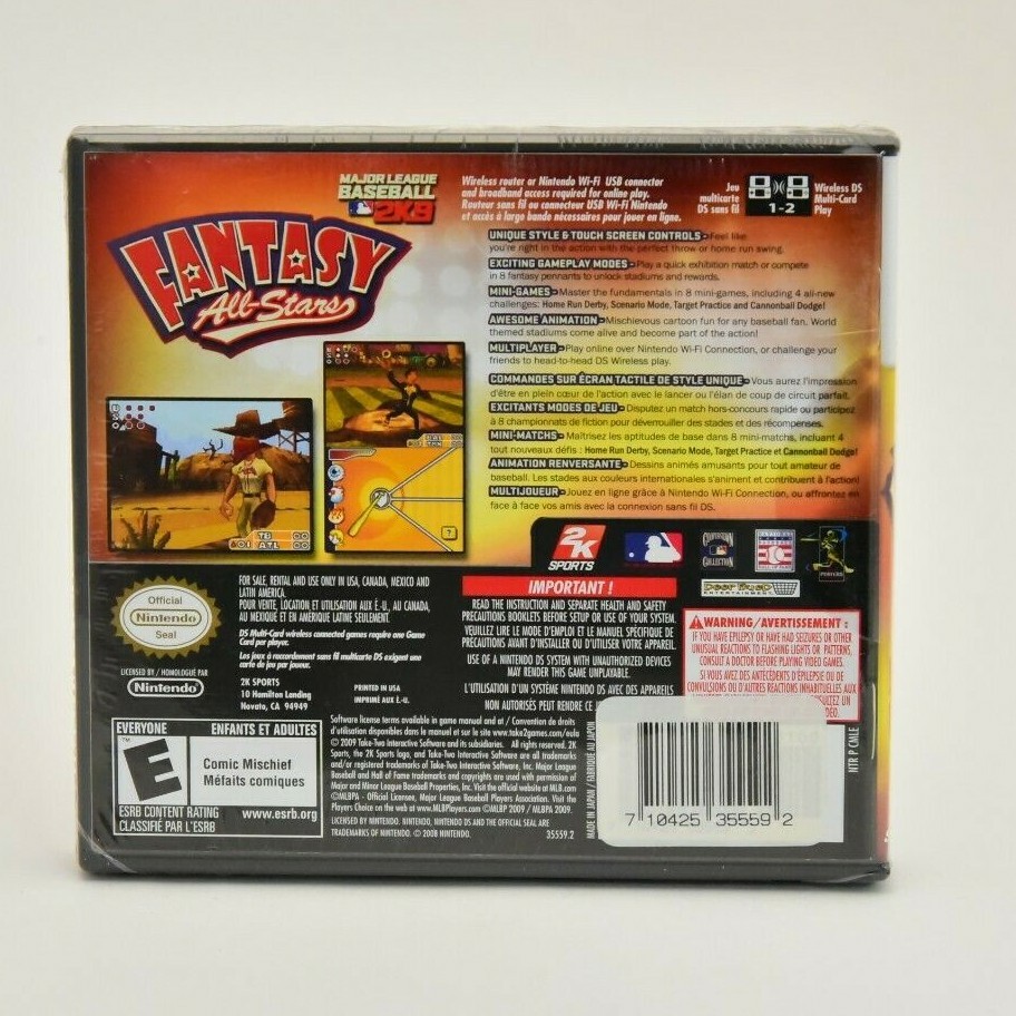 Fantasy Allstars MLB 2k9 - Nintendo DS - Complete for sale online | eBay
