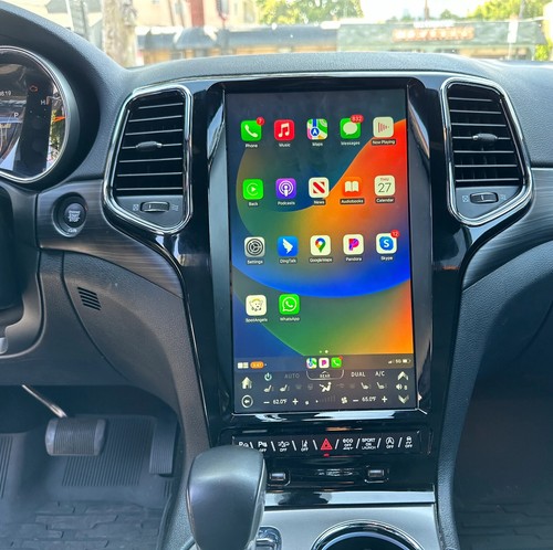 13.6" Android Tesla Vertical Screen GPS Radio For Jeep Grand Cherokee ...