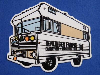 Beer STICKER ~ REMLINGER Brewing Co ~ Carnation, WASHINGTON ~ RV Camper ...