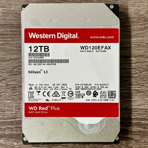 Western Digital WD Red Plus 12TB NAS HDD 3.5" SATA 6 Gb/s 7200RPM ...