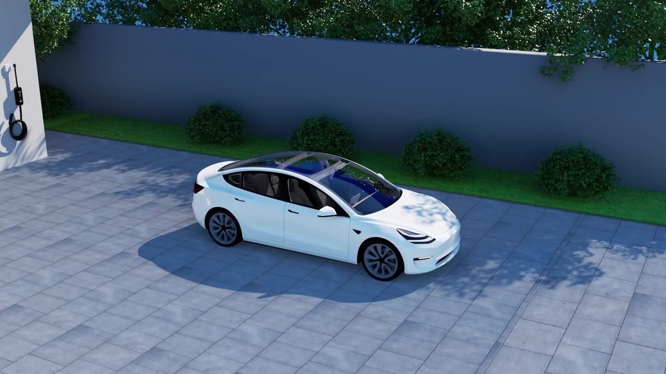9.6KW 40A Tesla Portable EV Charger - Fits Tesla Model 3 , X, Y, & S ...