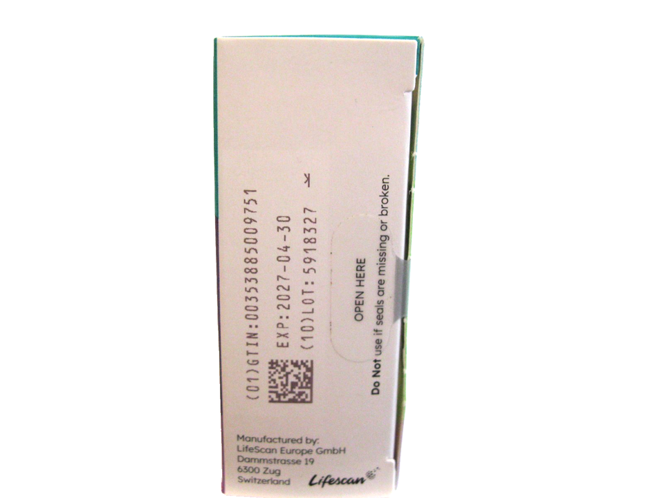 One Touch Verio 100 Ct Diabetic Test Strips Exp 4/2027 SHIPPED IN A BOX ...