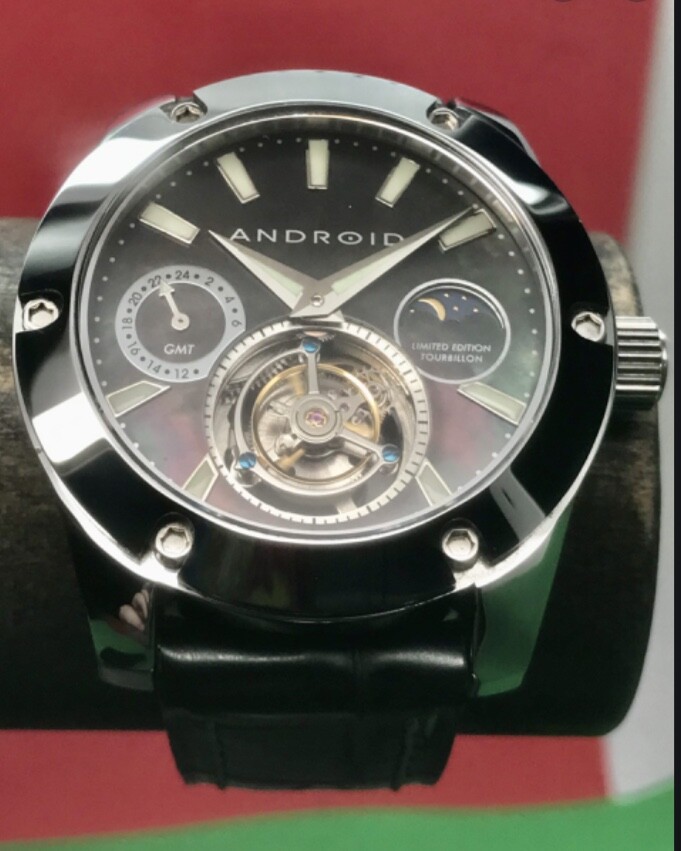 Android AD517 L/E Virtuoso Antigravity Tungsten case with Tourbillon ...