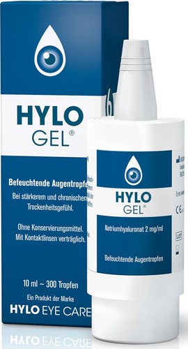 Ursapharm Hylo Gel LUBRICANT eye drops Sodium Hyaluronate 1/3oz 10ml ...