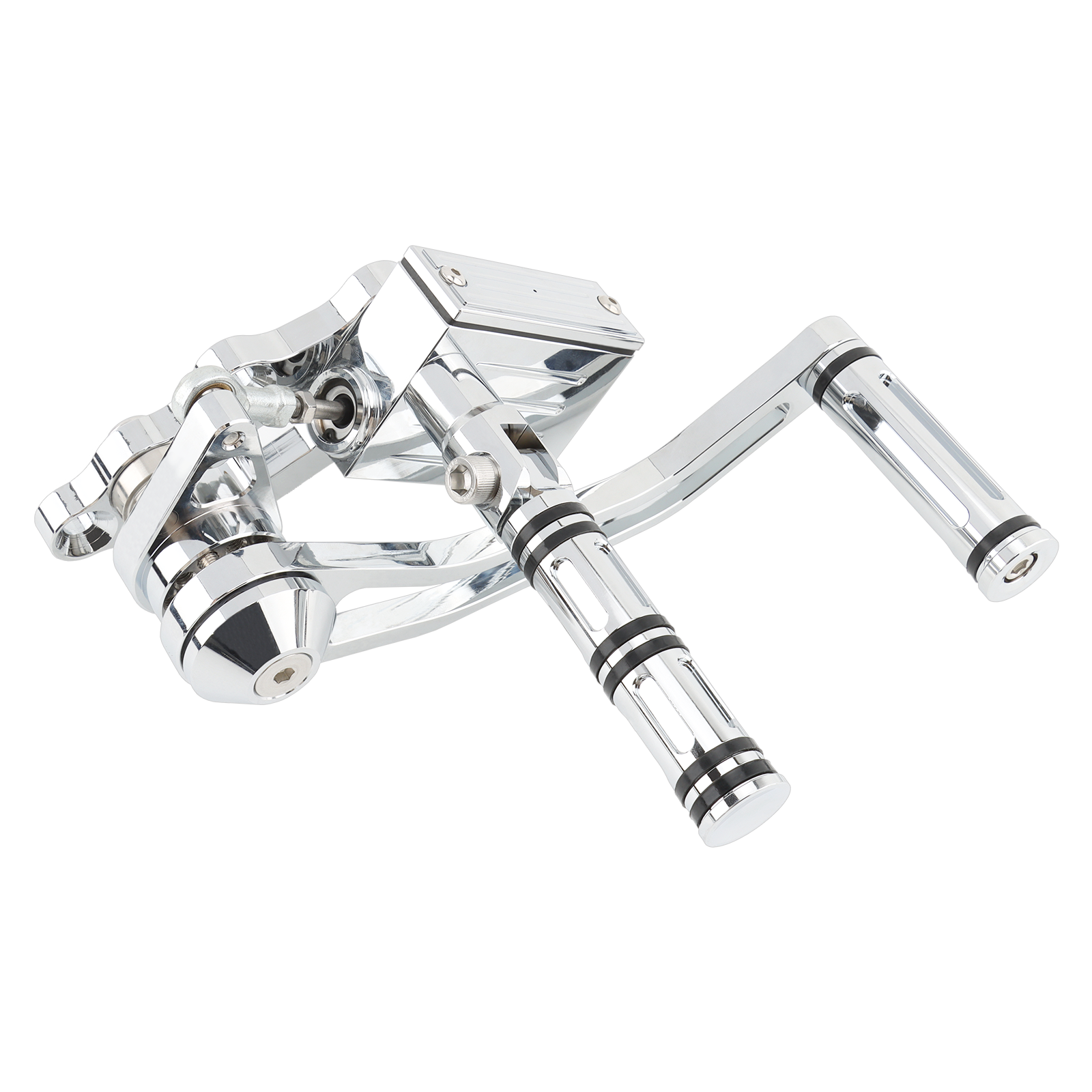 Polished Forward Controls For Harley Softail FLSTF FXSTC FXSTS 00-07 ...