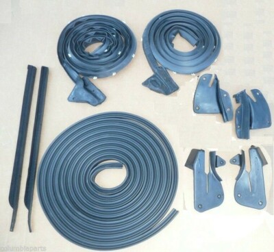 71-74 Cuda Challenger Door Trunk Lid Vertical End Weatherstrip Rubber ...