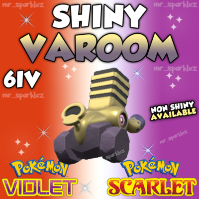 SHINY VAROOM 6IV Pokemon Scarlet & Violet | eBay