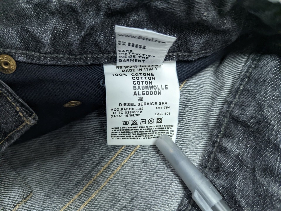 Diesel Industry Mens Jeans 32x29 (Tag 31) Faded Jeans | eBay