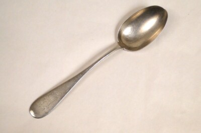 Russian Solid Silver Spoon Monogram 46G 19E | eBay