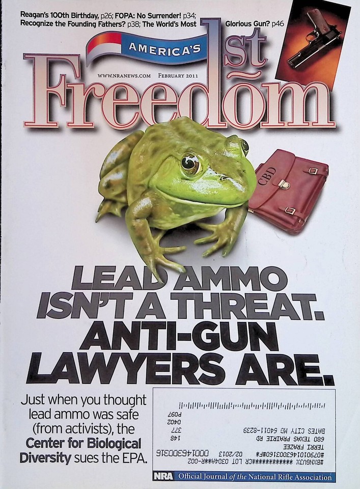 Chiappa Firearms Rhino Print Ad America's 1st Freedom Magazine Feb 2011 ...