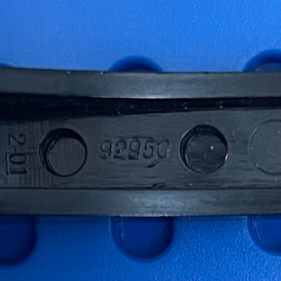 Part 92950 :: LEGO brand 1 x 6 Brick :: Raised Arch :: 3 pcs :: Black ...