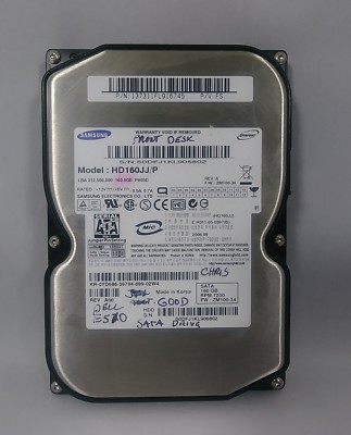 SAMSUNG HD160JJ/P 160GB 3.5" 7200RPM SATA Hard Drive 407051350281| eBay
