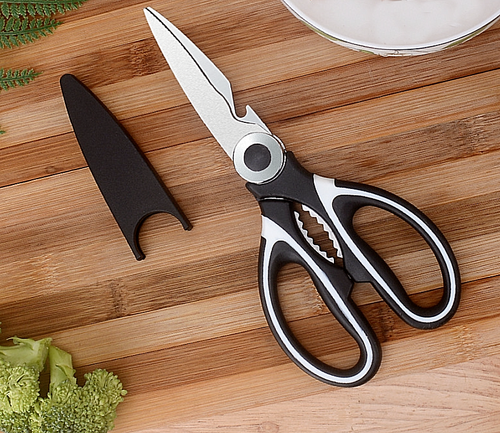 Heavy Duty Stainless Steel Multi-purpose Kitchen Scissors cut chicken ...