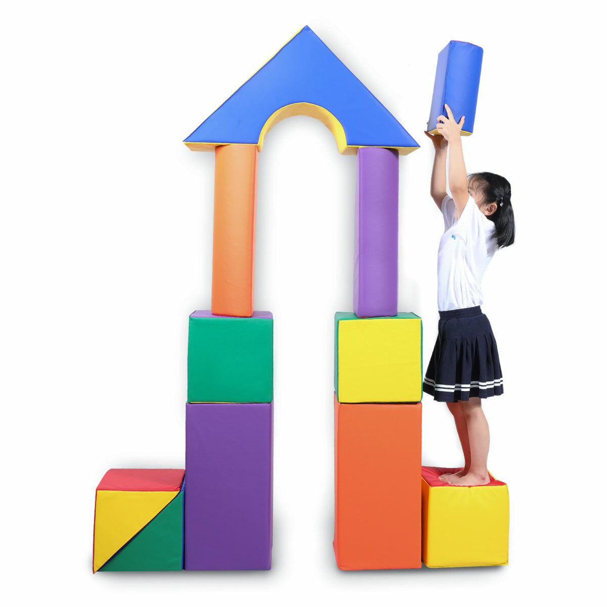 Baby Toddler Large Soft Foam Building Block Foam Block Castle Playset ...