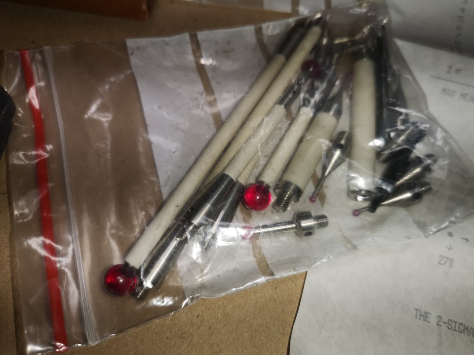 RENISHAW HUGE LOT PROBES CMM STRAIGHT STYLI AND EXTENSIONS LOT Touch ...
