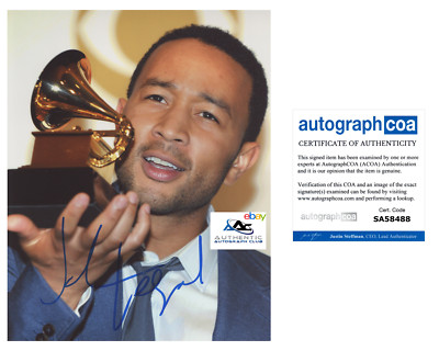 MUSICIAN JOHN LEGEND AUTOGRAPH SIGNED 8x10 PHOTO GRAMMY AWARD WINNER ...
