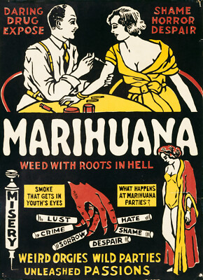 Vintage Marijuana Reefer Madness Ad - Quality Matte Print - FRAME ME | eBay