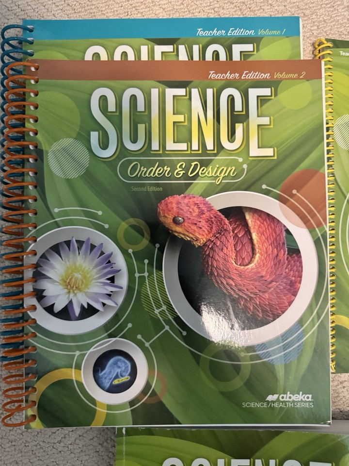 Abeka Science Order and Design Teacher And Student | eBay