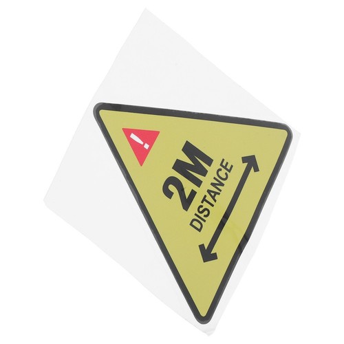 Warning Label for Safety 2 Meters Away Signs Business Sticker Caution ...