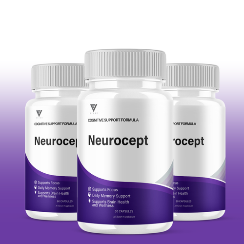 (3 Pack) Neurocept Brain Supplement, Neuro Cept Memory Capsules (180 ...