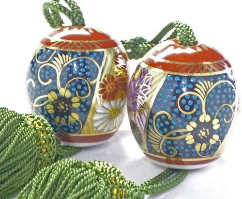 Hanging-Scroll Weight Fuchin for Kakejiku Kutani Pottery Japan | eBay