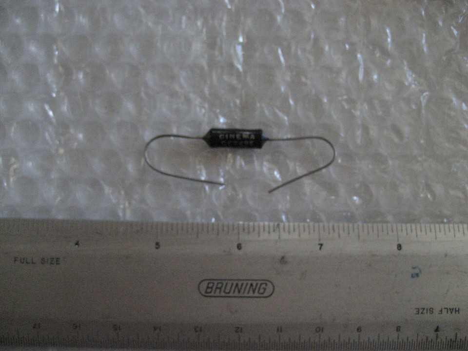 1 x NOS 260 Ohms Cinema Eng. 1/4 Watt Noninductive Wirewound Resistor ...