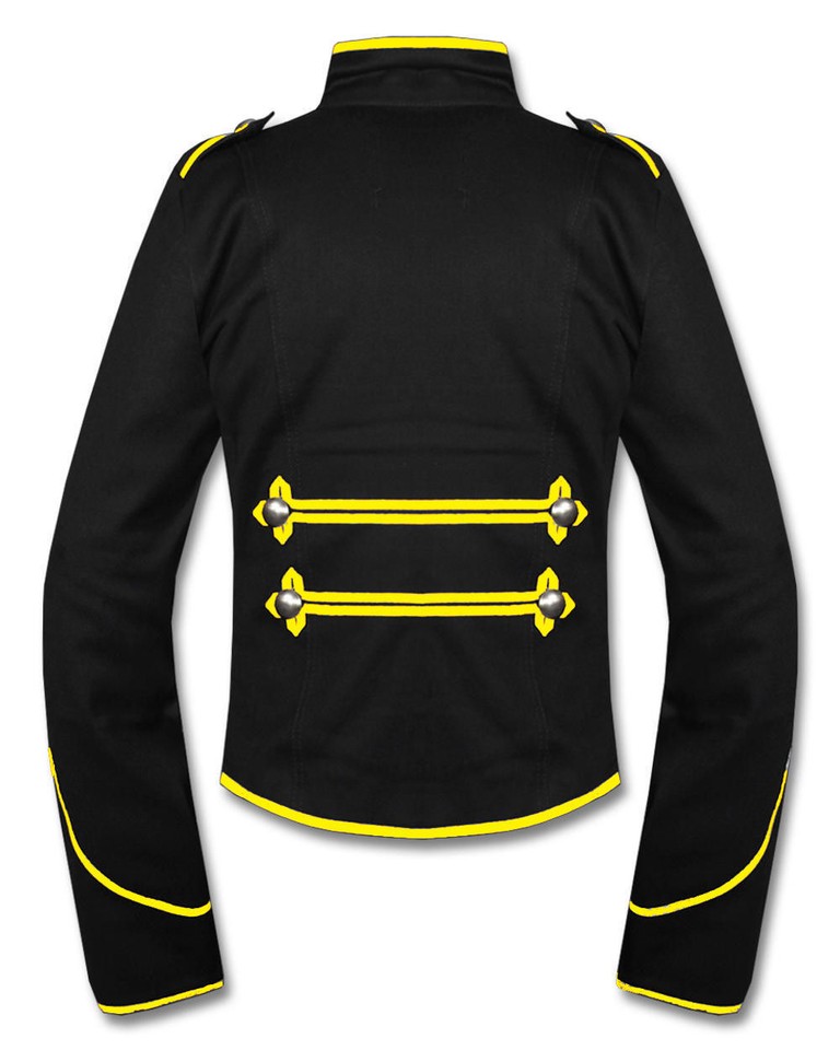 Military Drummer Jacket Black Parade Jacket Goth Punk Adam Ant VTG ...