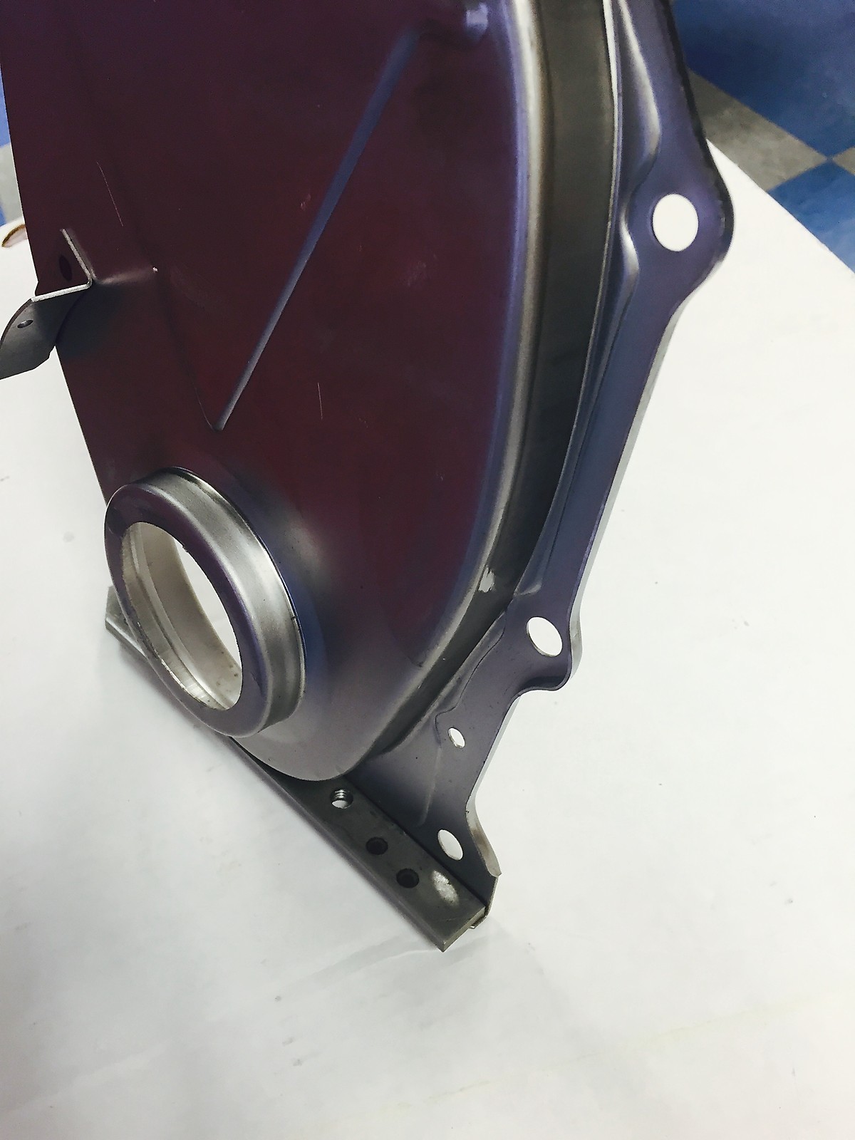 383-440 TIMING COVER Correct Repro BB Engine Timing Cover with welded Tab