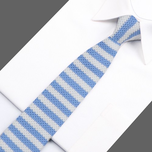 Dan Smith C.C.G.A.070 Cornflower Blue White Various Style Knitted Thin ...