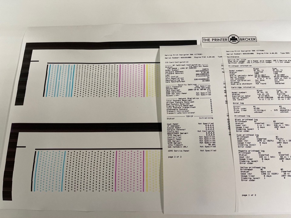 HP DesignJet 500 Large Format 24-inch Colour Printer A1 C7769B | eBay UK