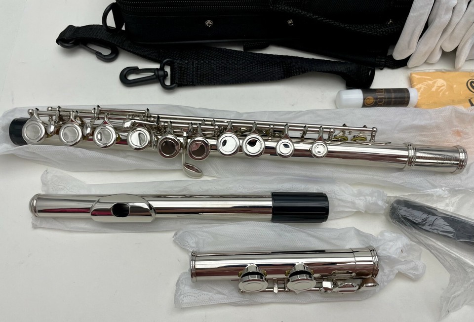 Mendini By Cecilio Flute Silver With Case | eBay