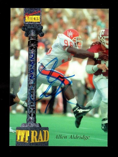 1994 Signature Rookies Tetrad - Signatures Allen Aldridge #31 /7750 (AU ...