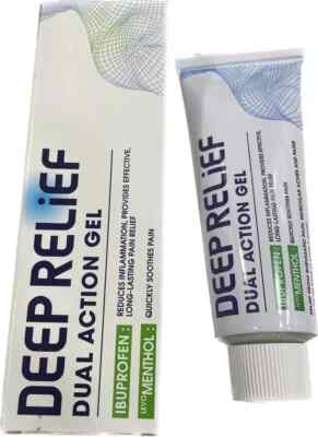 DEEP RELiEF DUAL ACTION GEL 100 g REDUCES INFLAMMATION, PROVIDES ...