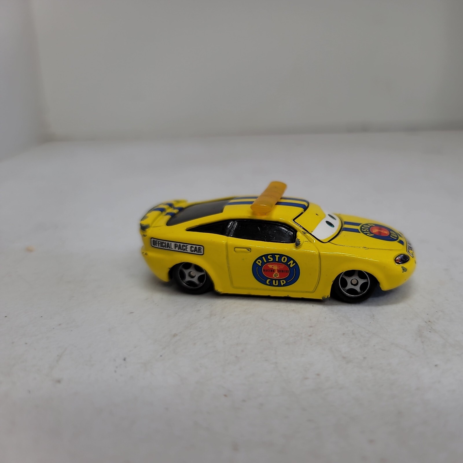 Disney Pixar's Cars Die Cast Piston Cup Pace Car Yellow 1:55 Scale | eBay