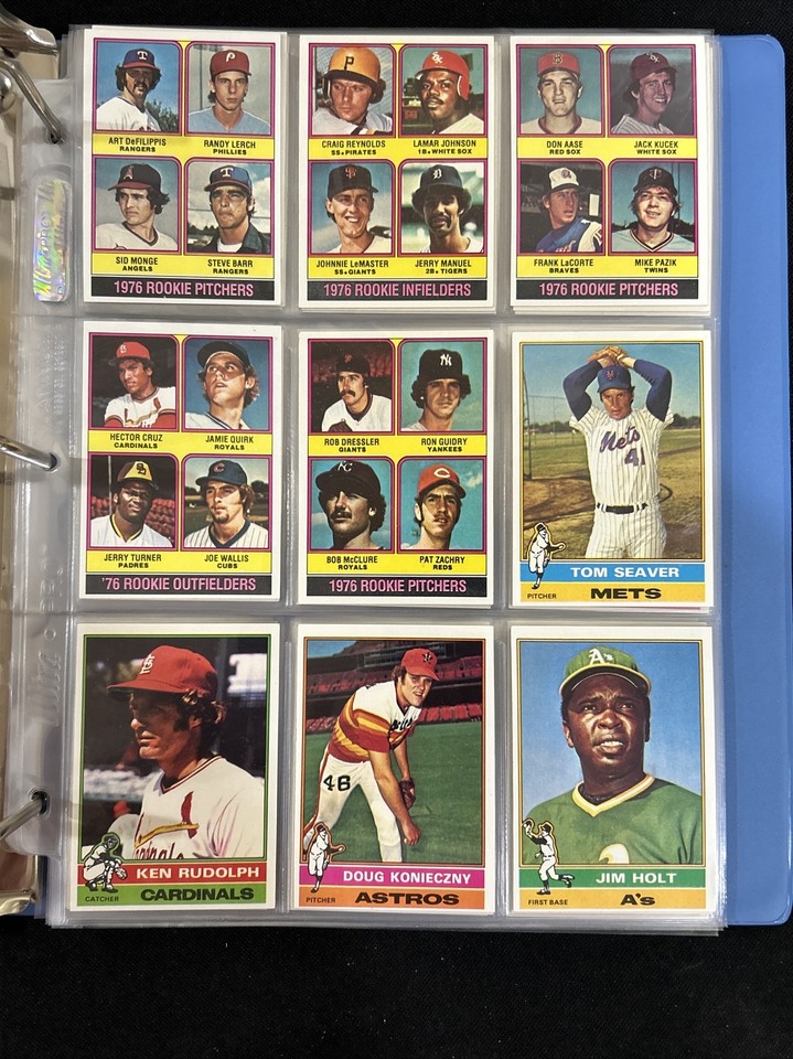 1976 TOPPS BASEBALL COMPLETE SET 660 NM-MT / Mint Beautiful Nolan Ryan ...