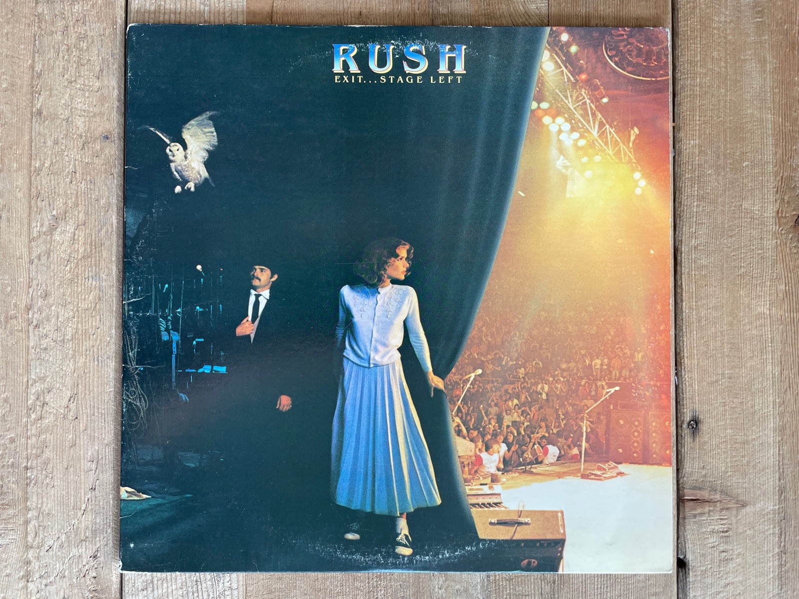 Rush - Exit...Stage Left vinyl LP VG/VG+ 1981 Mercury SRM-2-7001 Geddy ...
