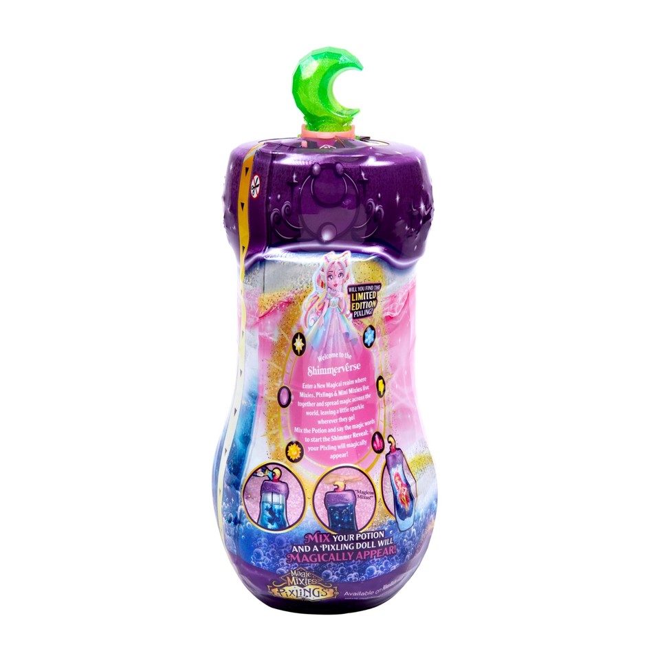 Magic Mixies Pixlings Faye Fairy Doll Shimmer Potion Bubbling Reveal 7 ...
